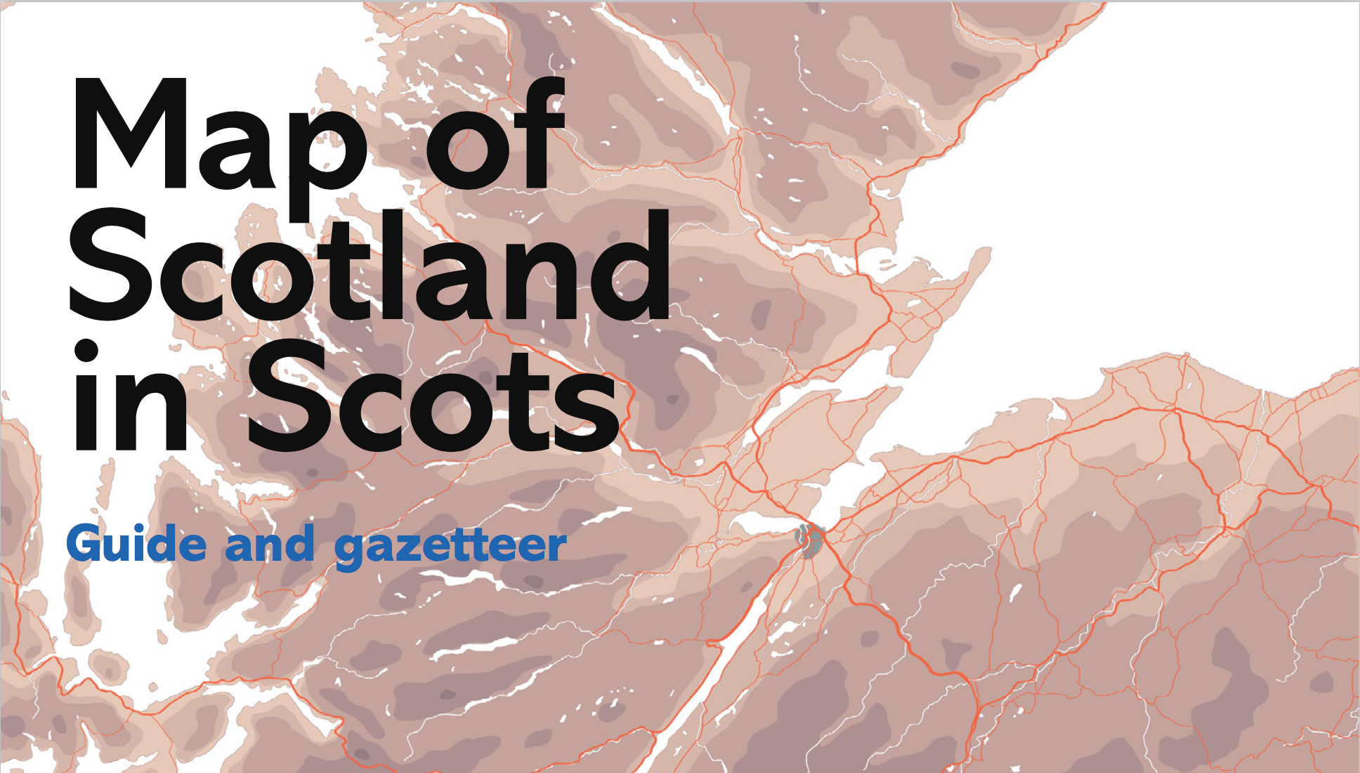 Map of Scotland in Scots